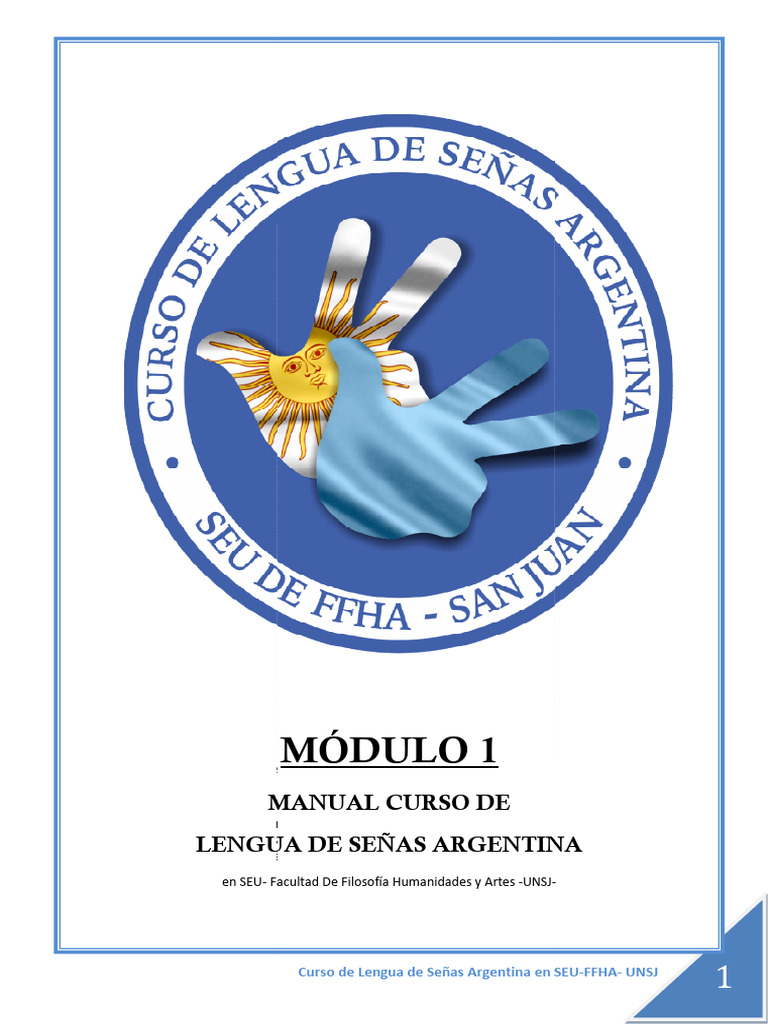 Módulo 1 | PDF | Escuchando | Lenguaje de señas