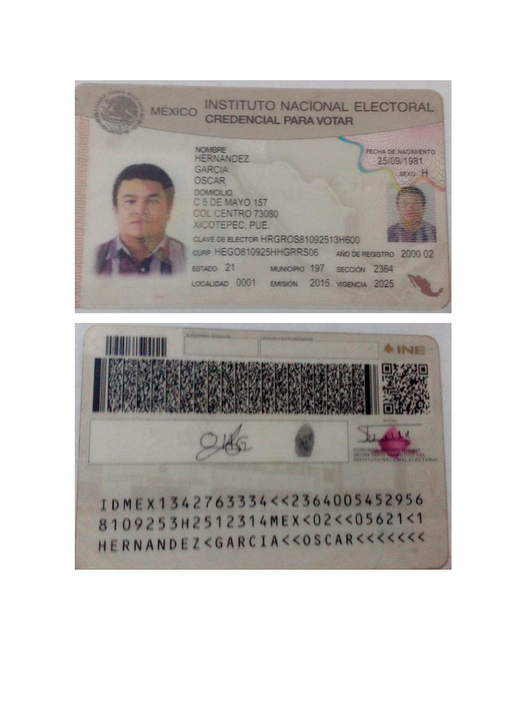 Credencial de Elector | PDF