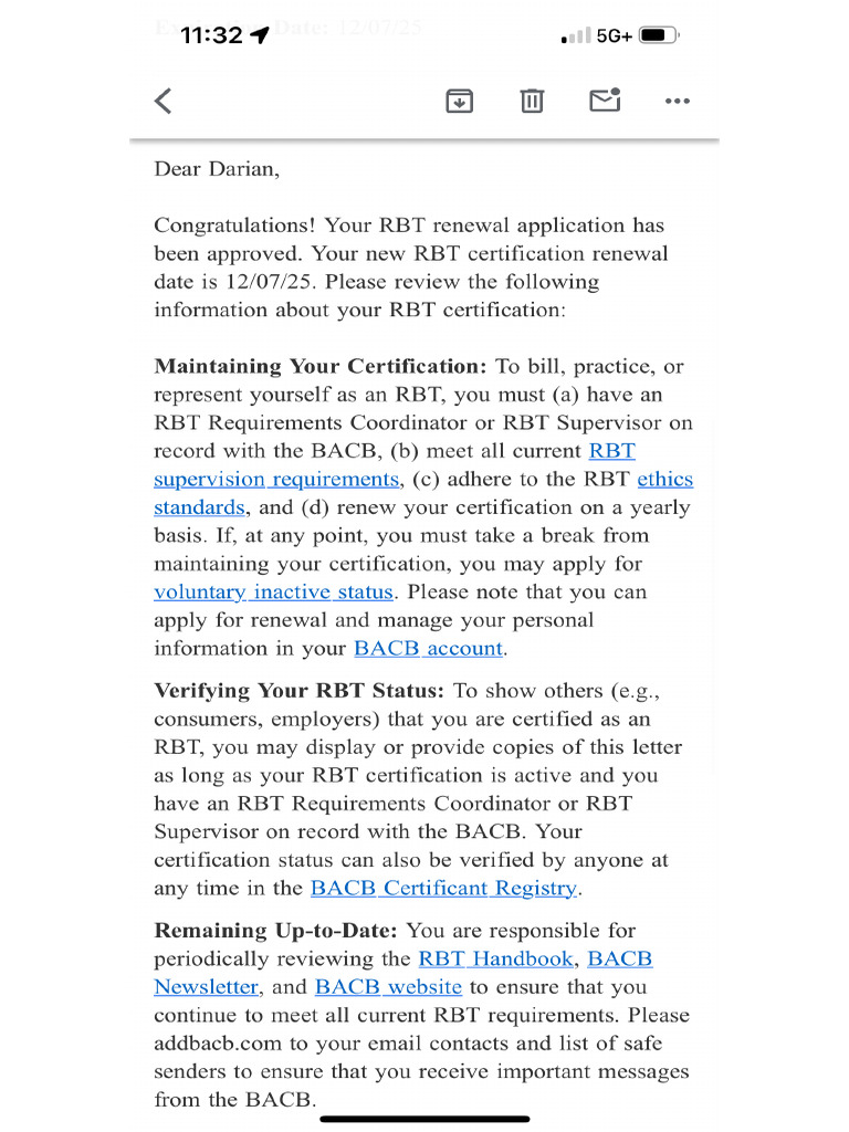 Renovación RBT | PDF