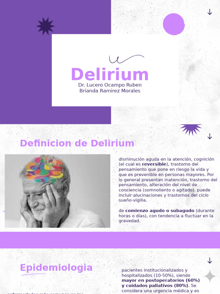 Delirium Brianda | PDF | Antipsicótico | Desorden hiperactivo y deficit ...