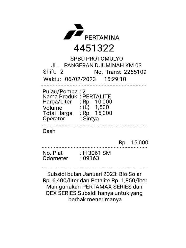 Bensin Feb 2 | PDF