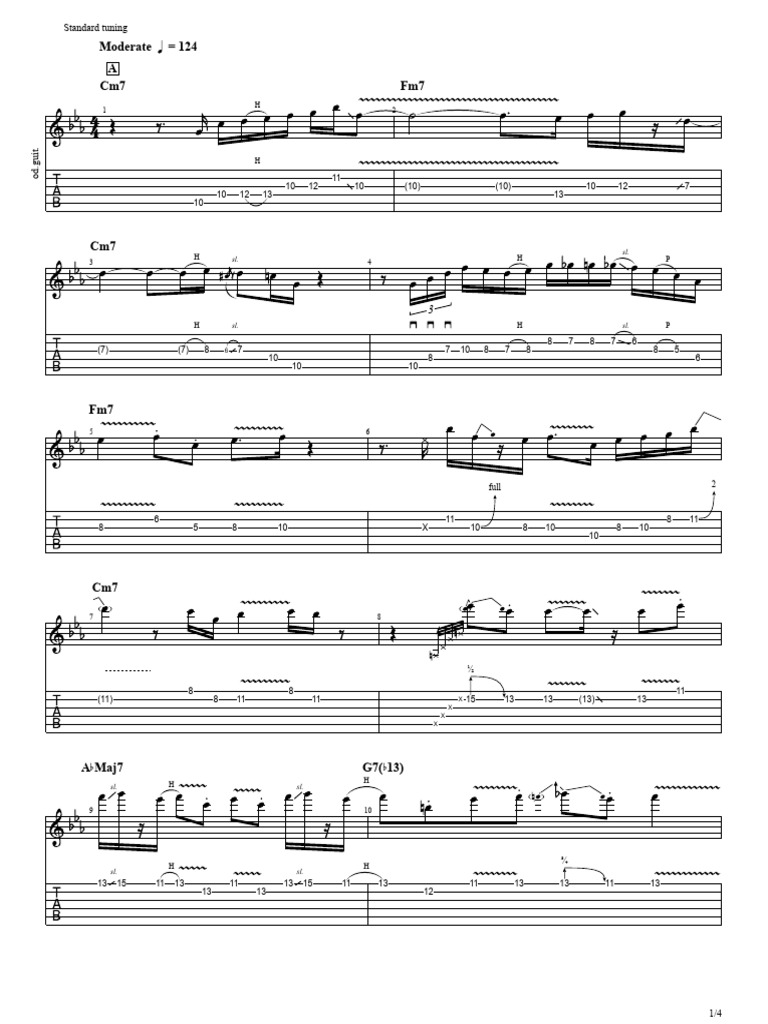 Guthrie Govan: Larry Carlton Tab | PDF | Chess | Guitars