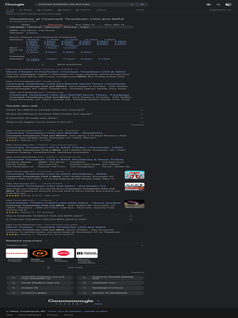 Cinemark Tinseltown Usa and Imax - Google Search | PDF | Movie Theater