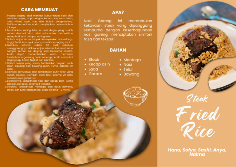 Brosur - Steak Fried Rice | PDF