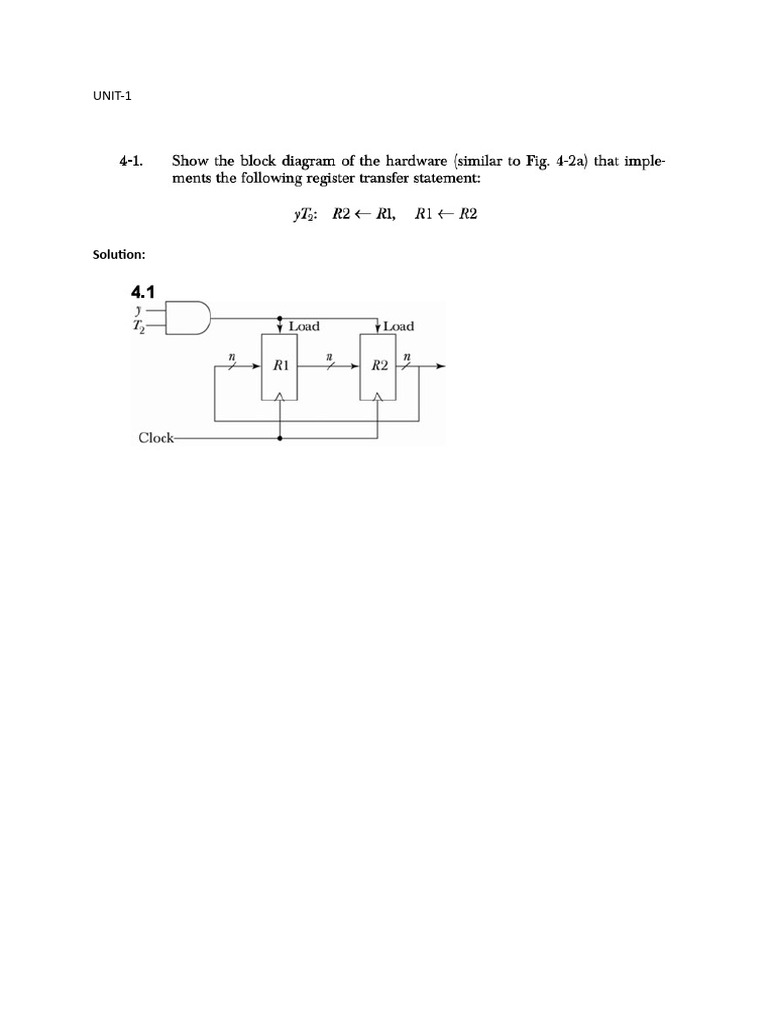 UNIT-1 Problems and Solutions | PDF