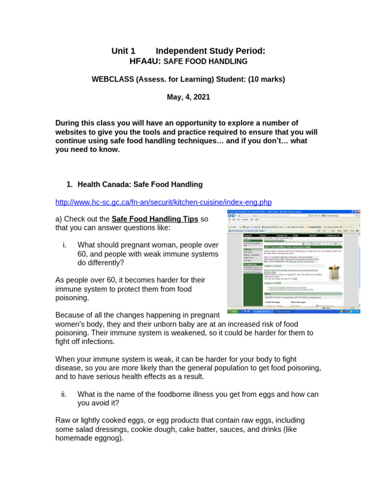 CW-Independent Study Period-Safe at Home Webguide (Pair Work) | PDF ...