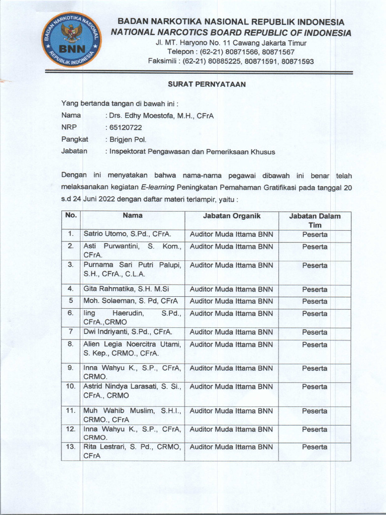 Materi e Learning Gratifikasi | PDF