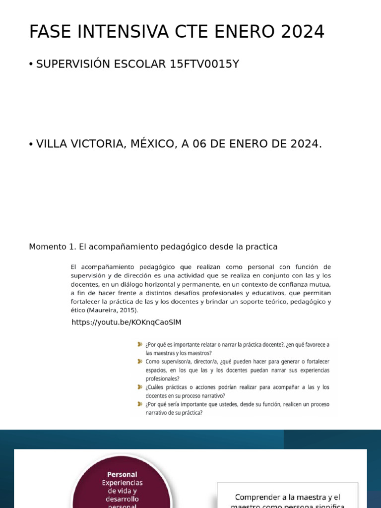 Fase Intensiva Del Cte | PDF