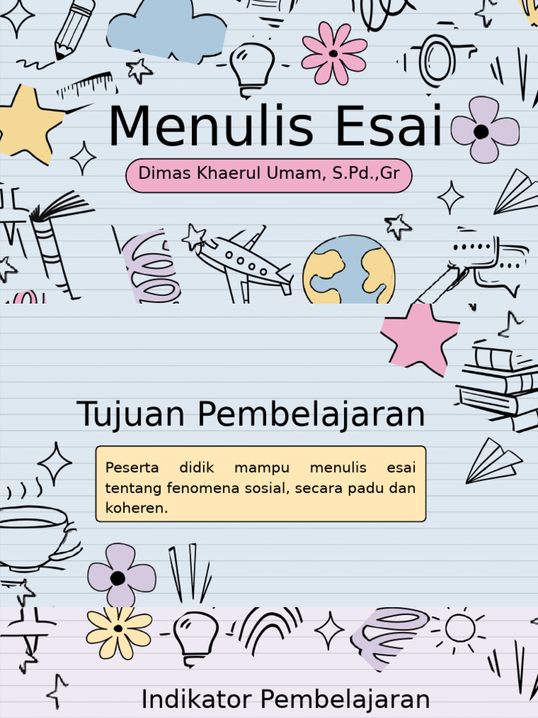 Menulis Esai Pdf
