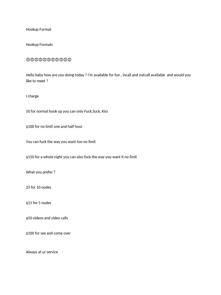 Hookup Format-L | PDF