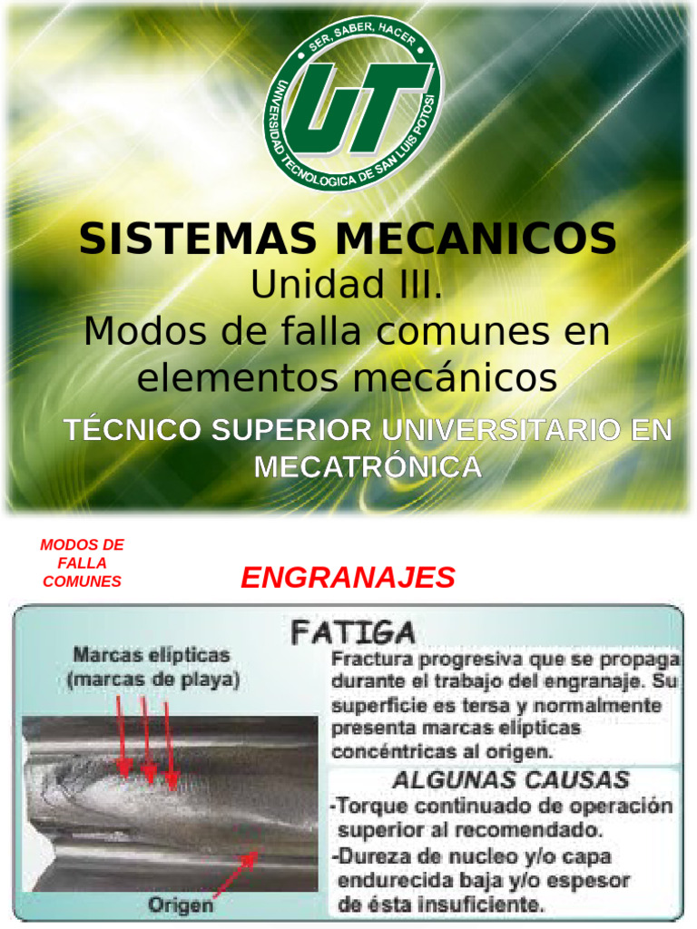 2 Modos de Falla Comunes en Elementos Mecanicos | PDF