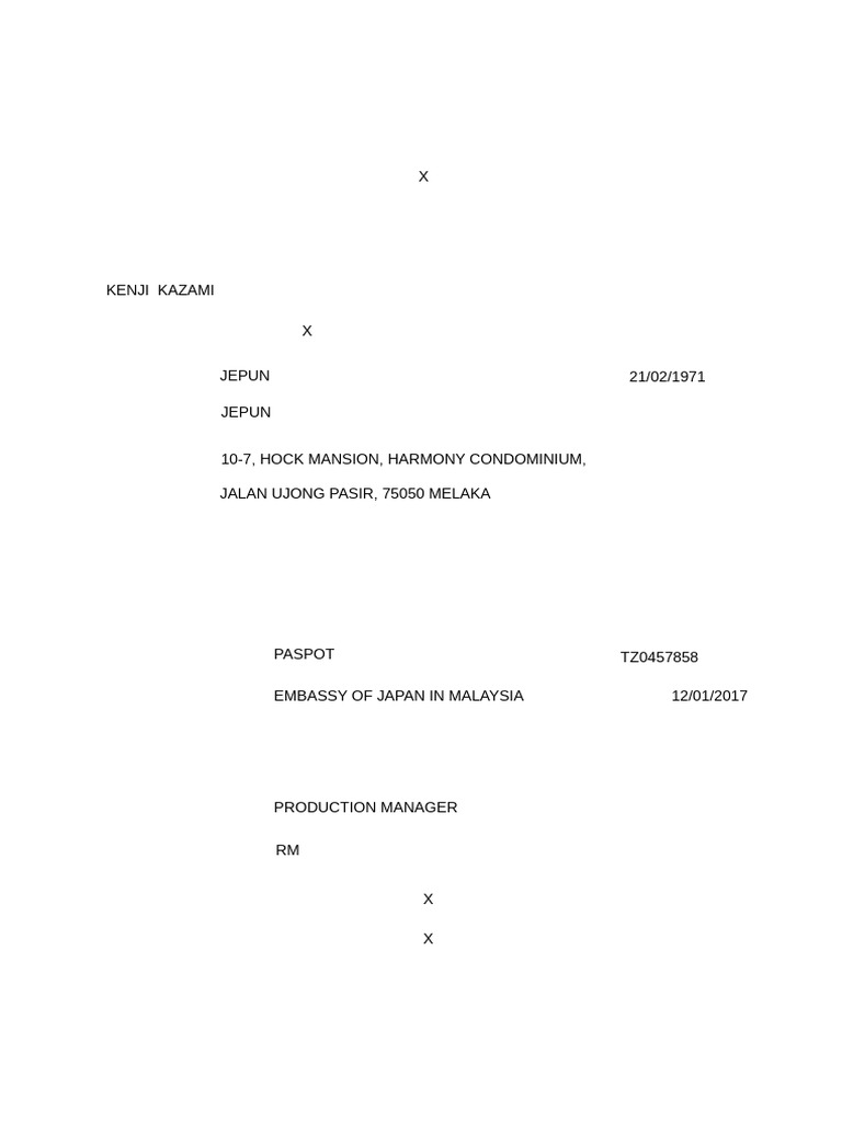 Immigration Forms - IM8 Pg 1 & 2 Stensils | PDF
