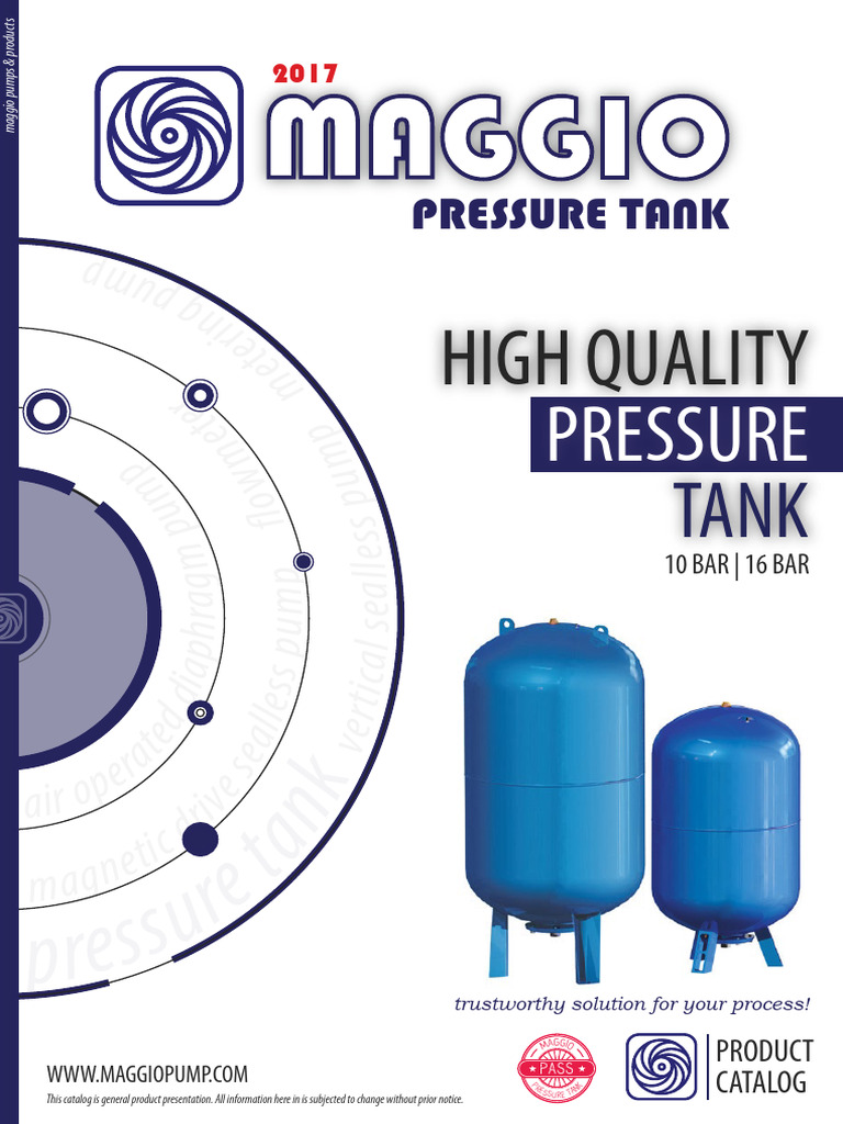 Maggio-Pressure-Tank | PDF | Valve | Water