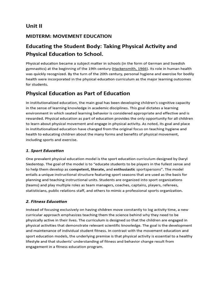 Inbound 3940879542316224848 | PDF | Physical Education | Behavior ...