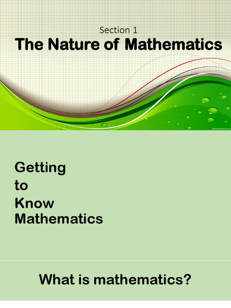 01_section1 | PDF | Logic | Mathematics