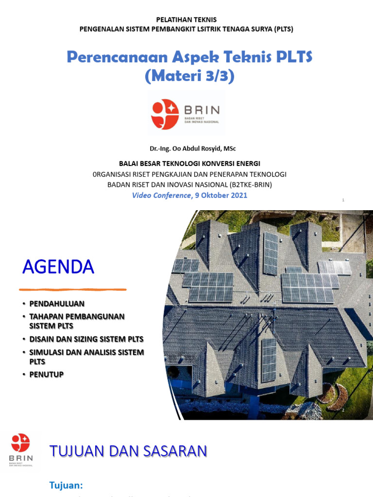 3. Perencanaan dan desain Sistem PLTS | PDF