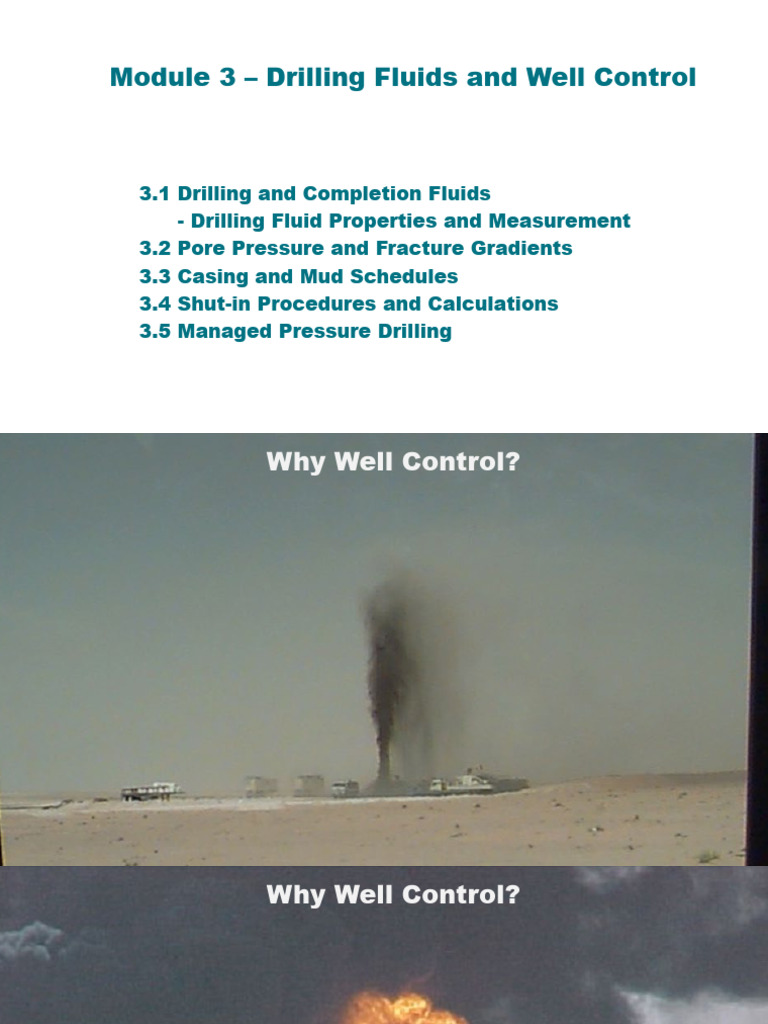 Module3 Sect3 1 DrillingFluids | PDF | Oil Well | Applied And Interdisciplinary Physics