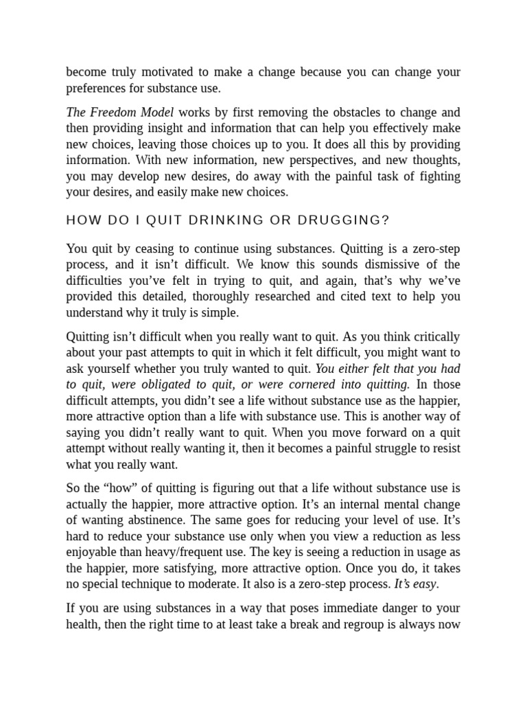 The Freedom Model (Ar) | PDF