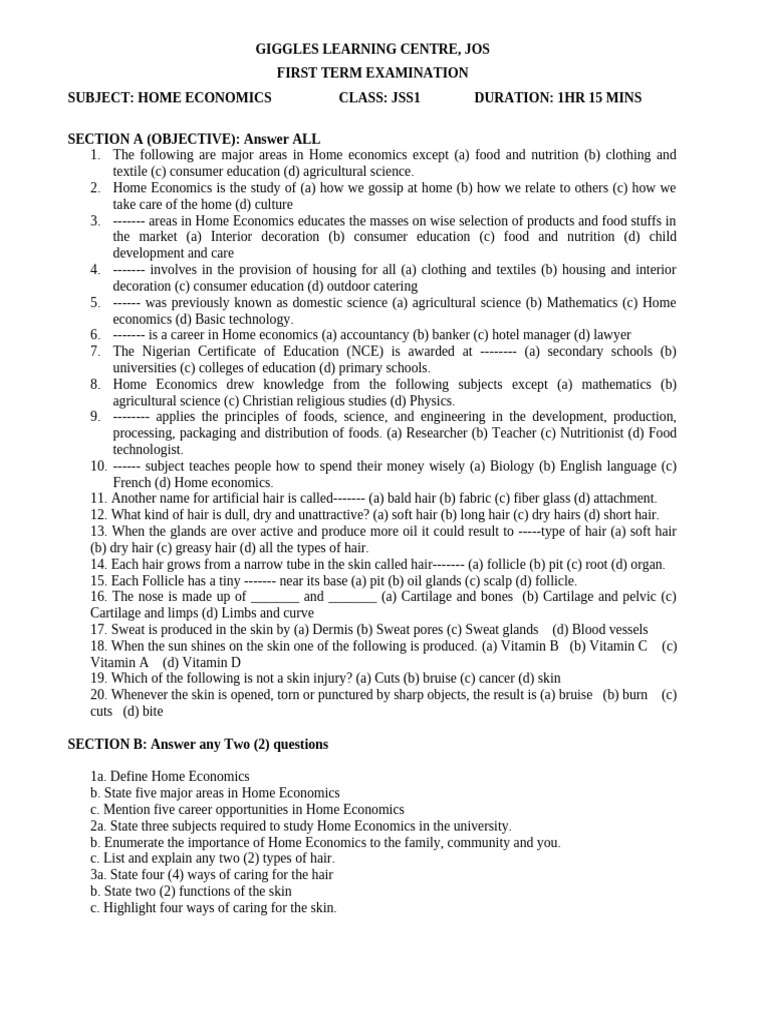 home-1st-term-exam-pdf-skin-hair