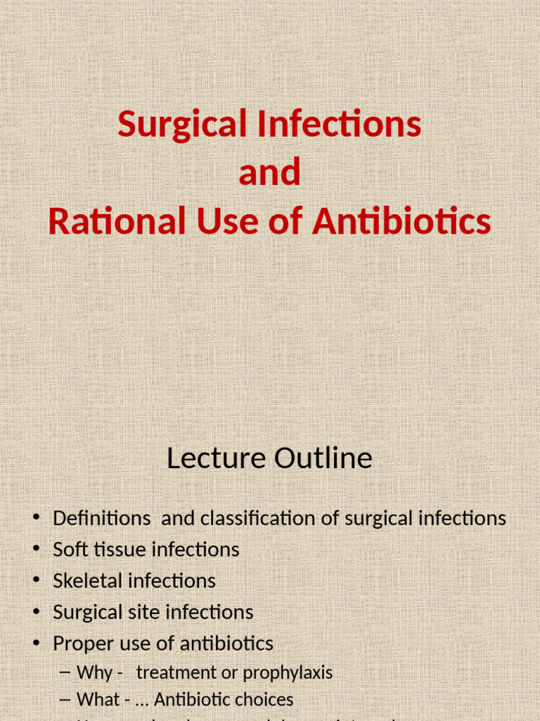 Surgical Infections | PDF | Diseases And Disorders | Immunology