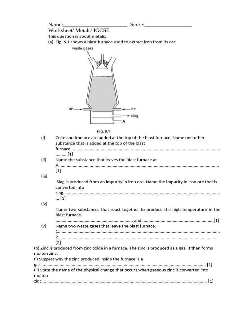 Question Metal Extraction | PDF