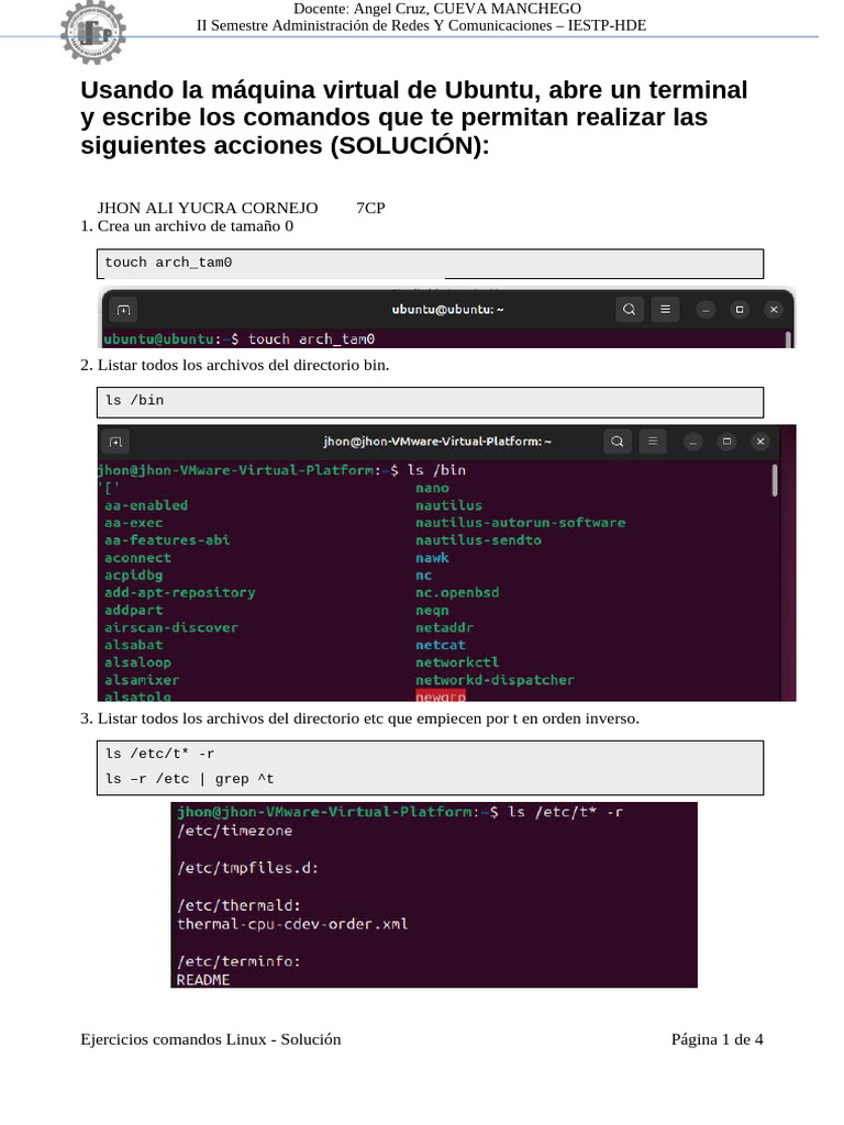 Ejercicios_comandos_linux_Ubuntu_solucion | PDF | Sistema de archivos | Archivo de computadora