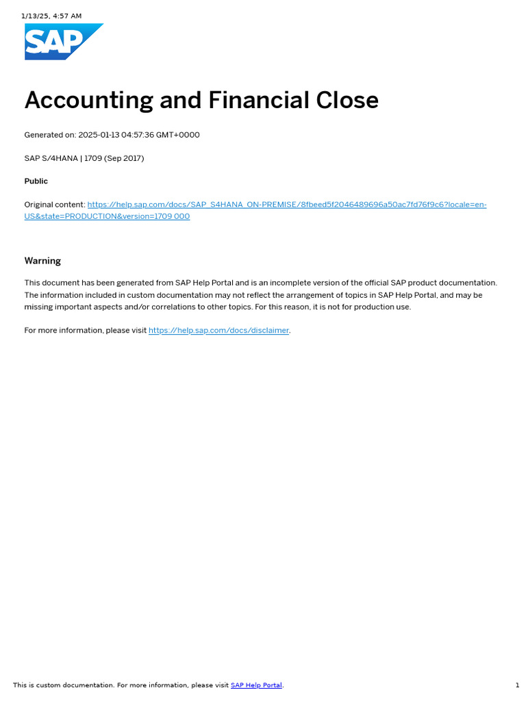 Accounting and Financial Close | PDF | User (Computing) | Authentication