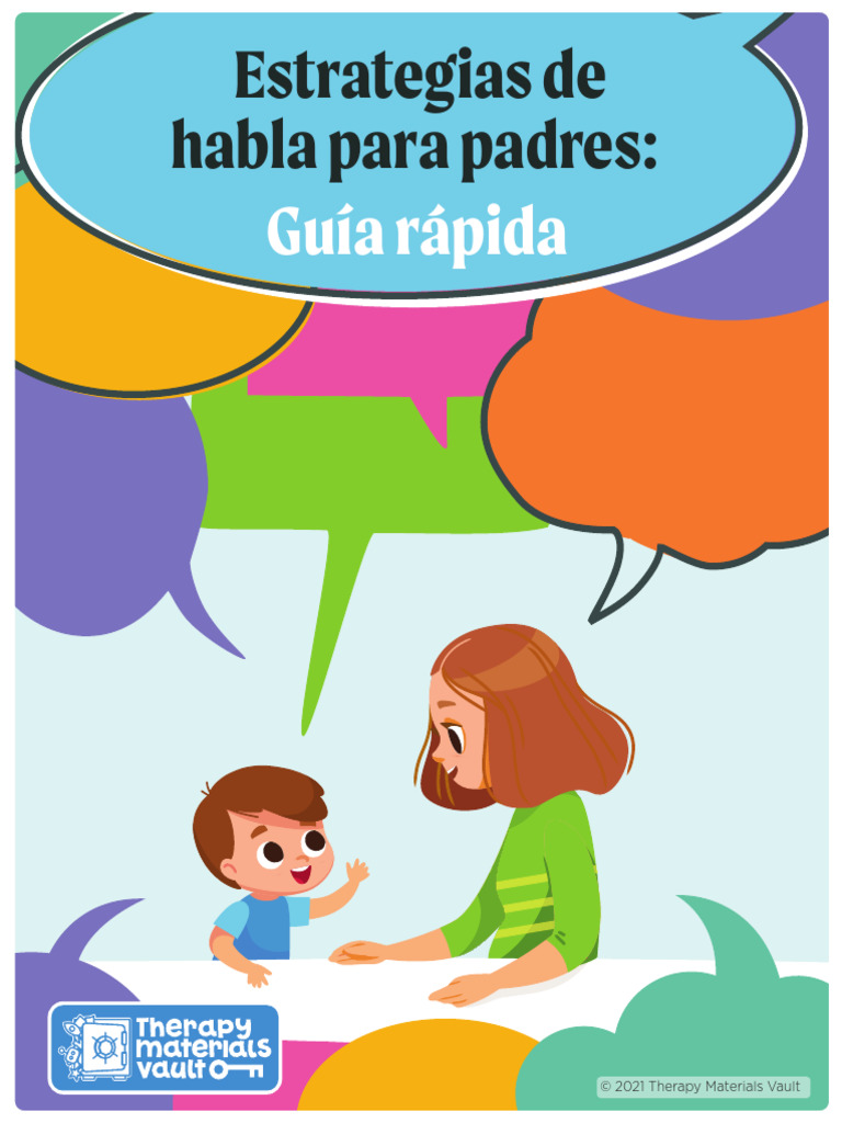 Parent Speech Strategies Quick Guide Ch8k69 | PDF | Semántica ...