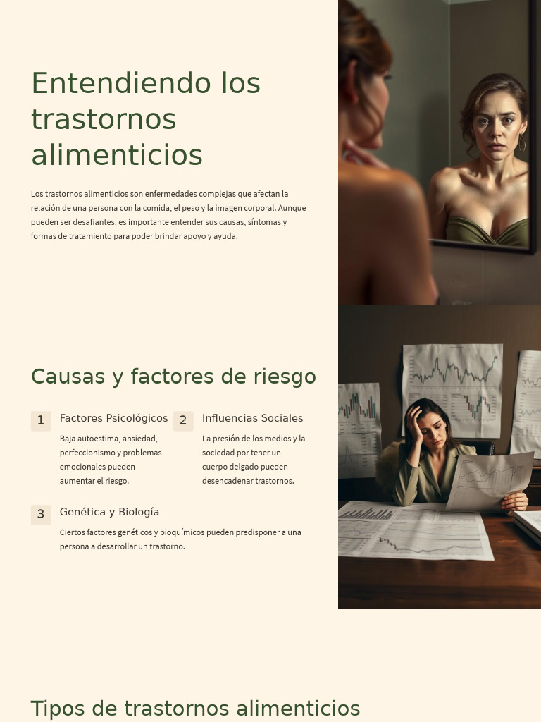 Entendiendo Los Trastornos Alimenticios | PDF | Desorden alimenticio | Sicología