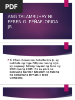 Sino Si Efren Penaflorida | PDF