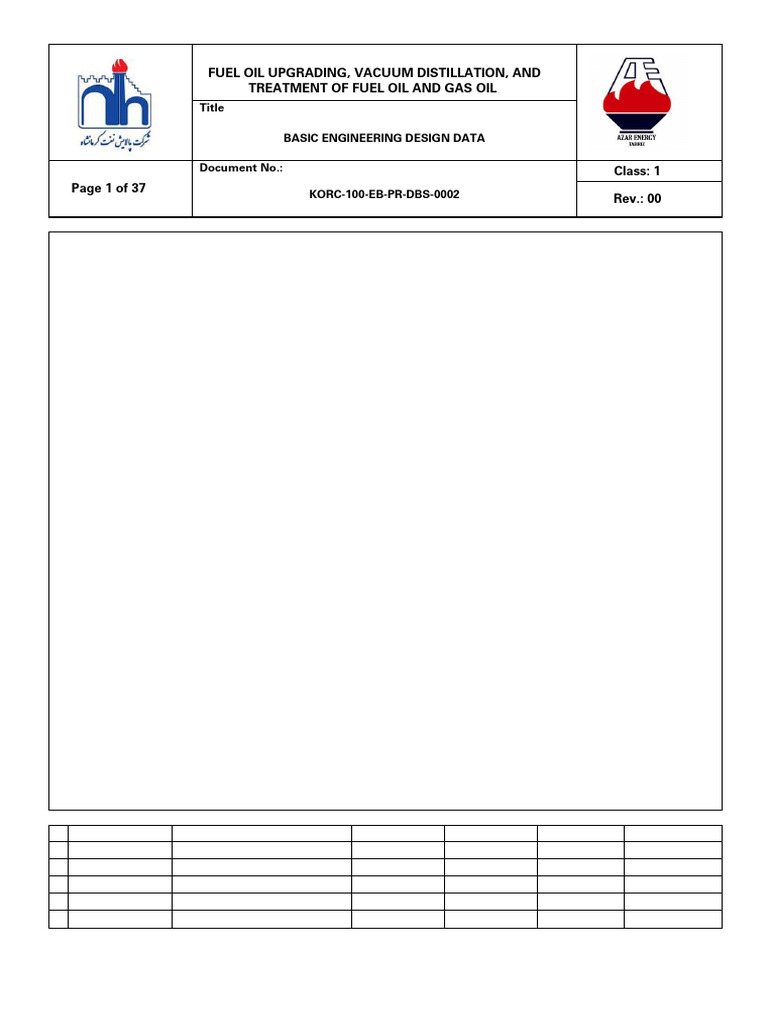 Fuel Oil Upgrading Engineering Data | PDF | Alternating Current | Fuel Oil