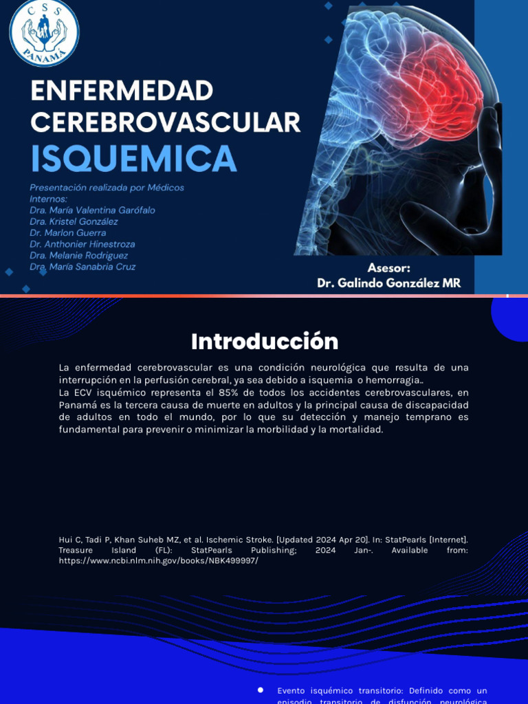 ECV Isquémico | PDF | Isquemia | Carrera