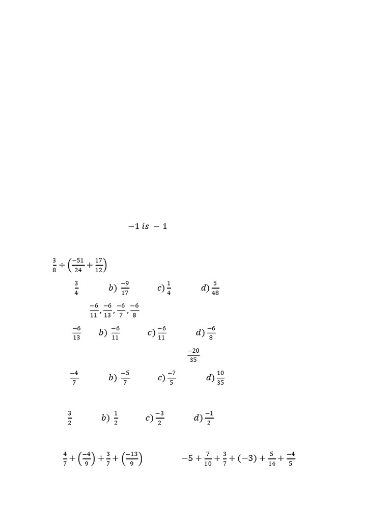 Rational Numbers Worksheet Activities | PDF | Integer | Rational Number