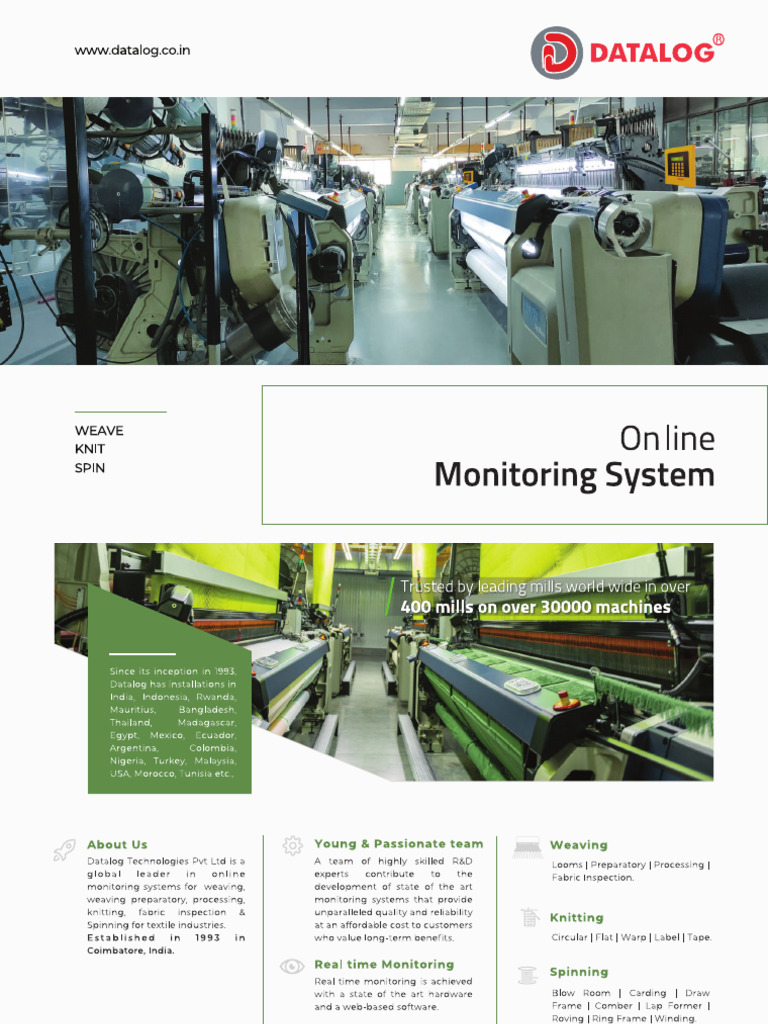 Datalog Brochure - For Loom Automation | PDF