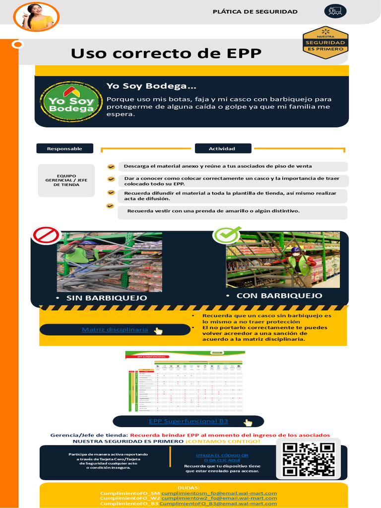 Plática de Seguridad. Uso Correcto de EPP. B3 | PDF