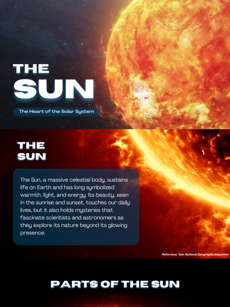Parts of the sun | PDF | Sun | Earth