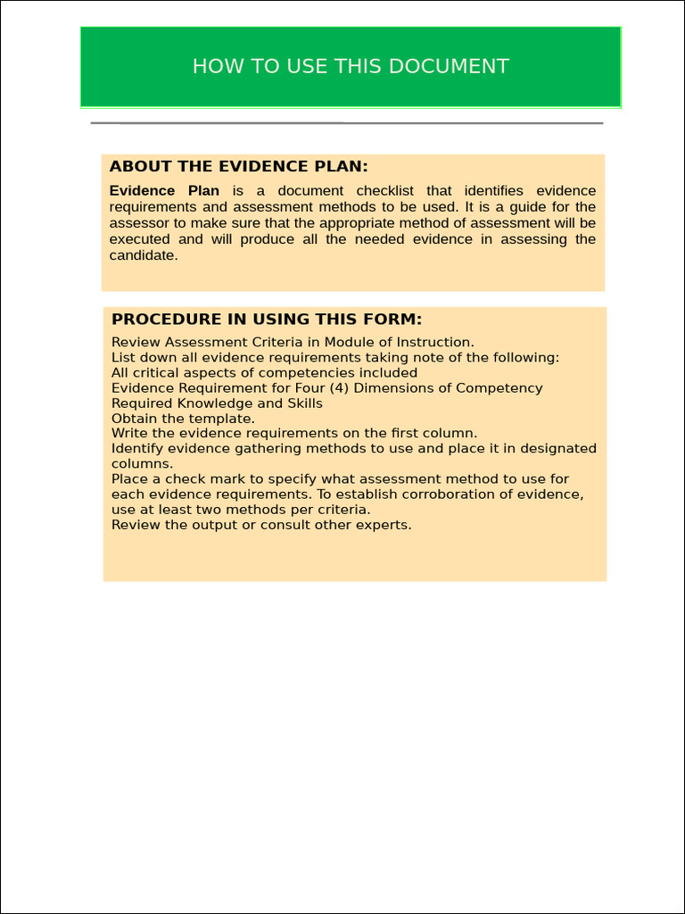 T10 Evidence Plan | PDF | Cognitive Science | Learning