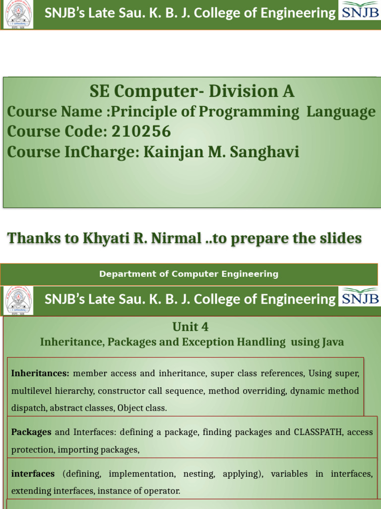 Java Inheritance and Exception Handling | PDF | Inheritance (Object Oriented Programming ...