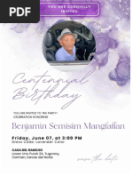 90th Birthday Celebration Program Flow and Script | PDF | Birthdays
