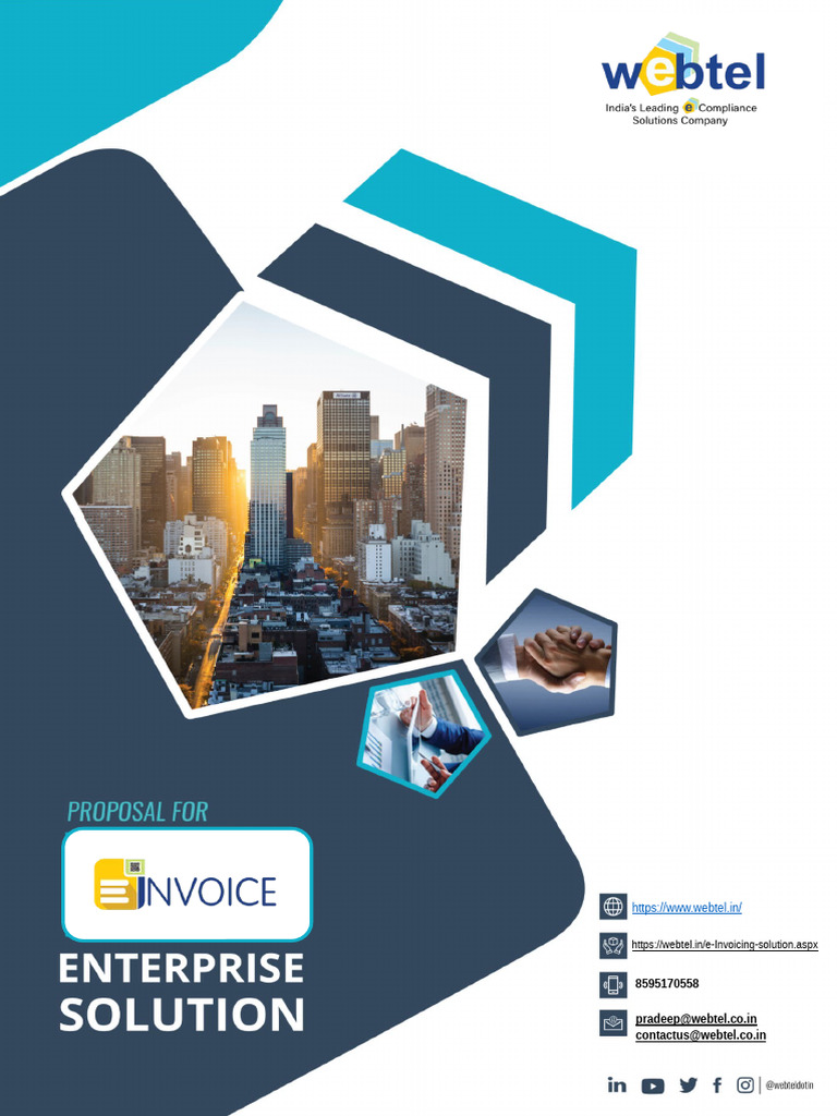 Webtel e-Invoice Solutions Overview | PDF | Information Technology ...