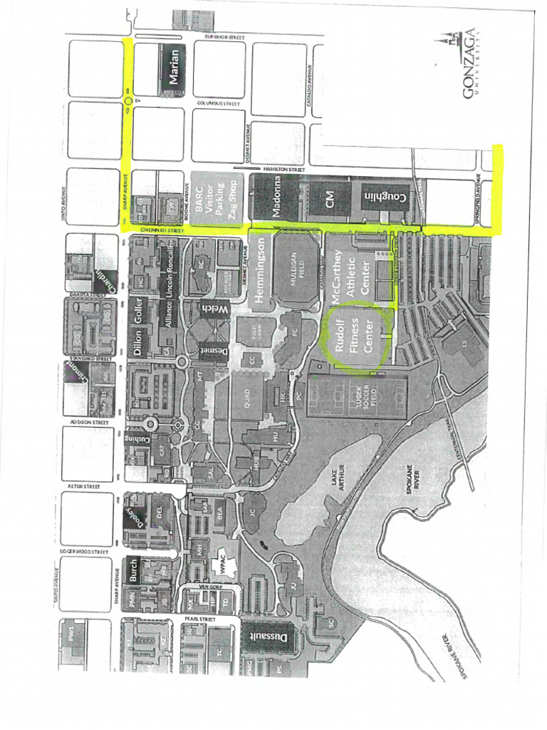 Gonzaga Campus Map | PDF