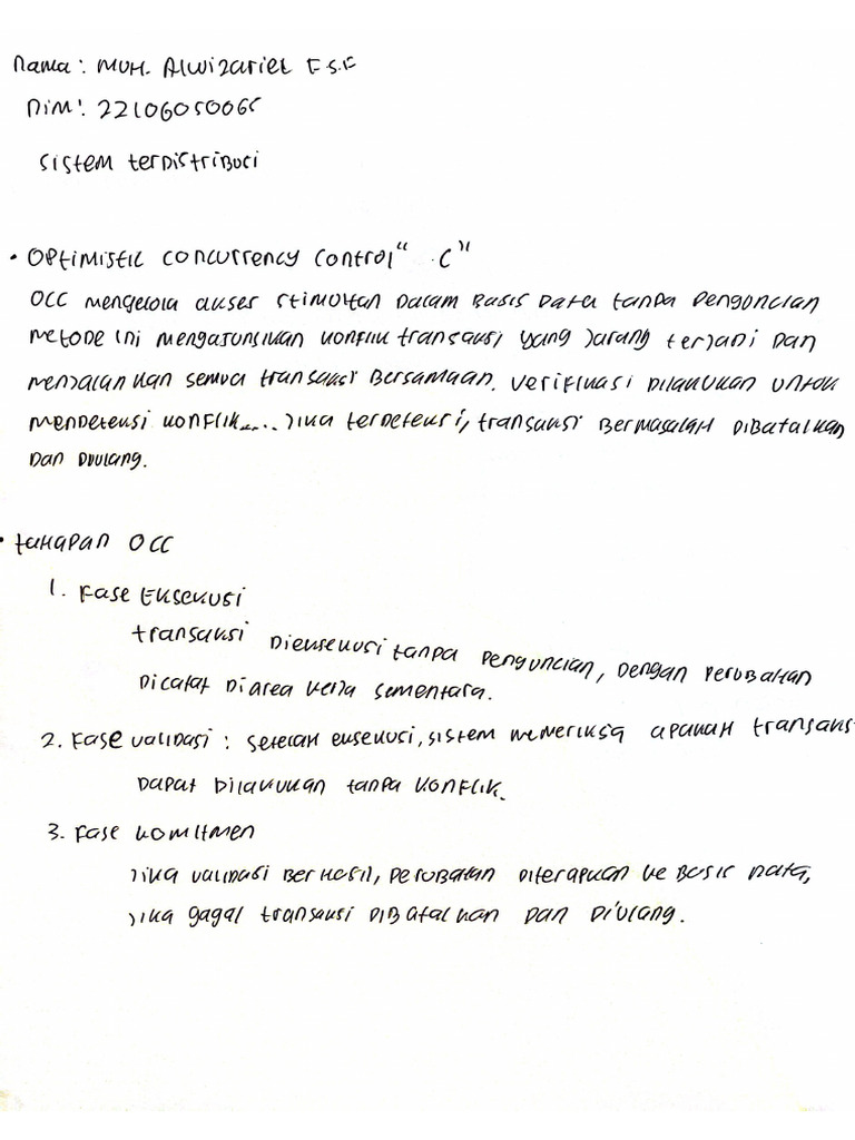 Occ 22106050065 Sistemterdistribusi Alwizariel | PDF