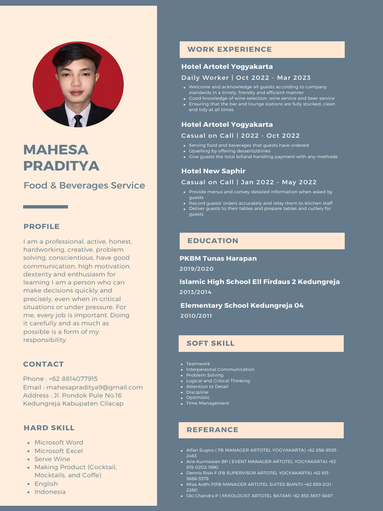 JOBSTREETEXPRESS MahesaPraditya Resume 20250110 | PDF