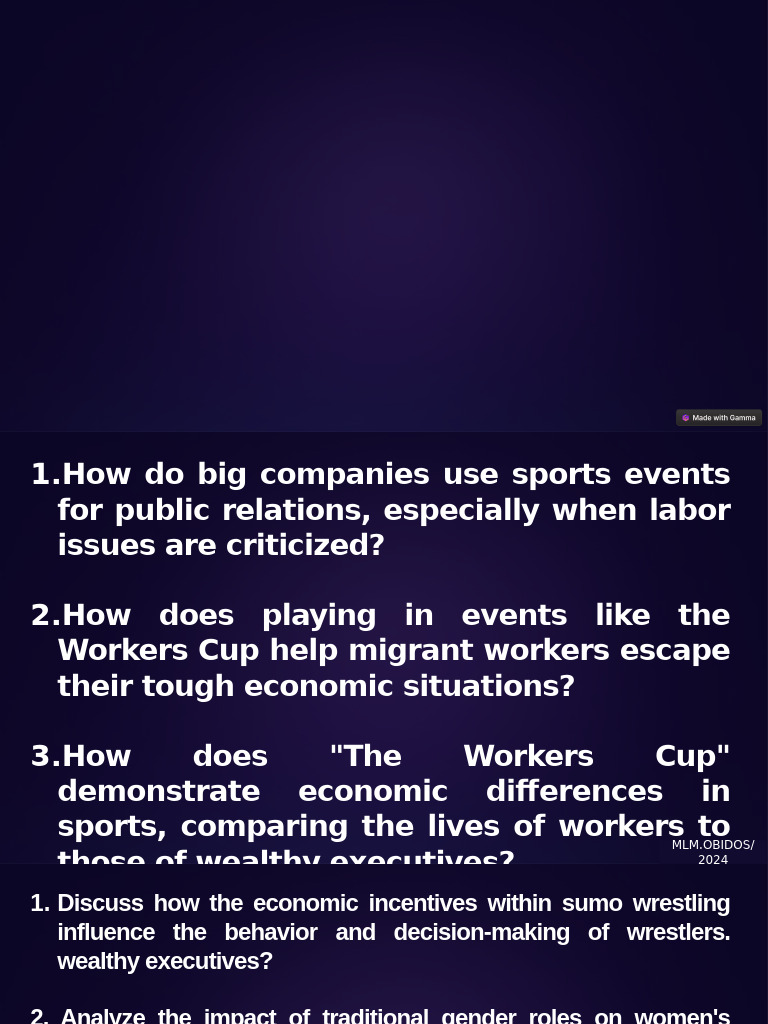 Workers Cup Qs | PDF