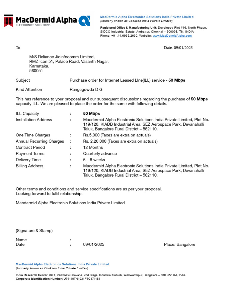 MAES - Letterhead - PO | PDF