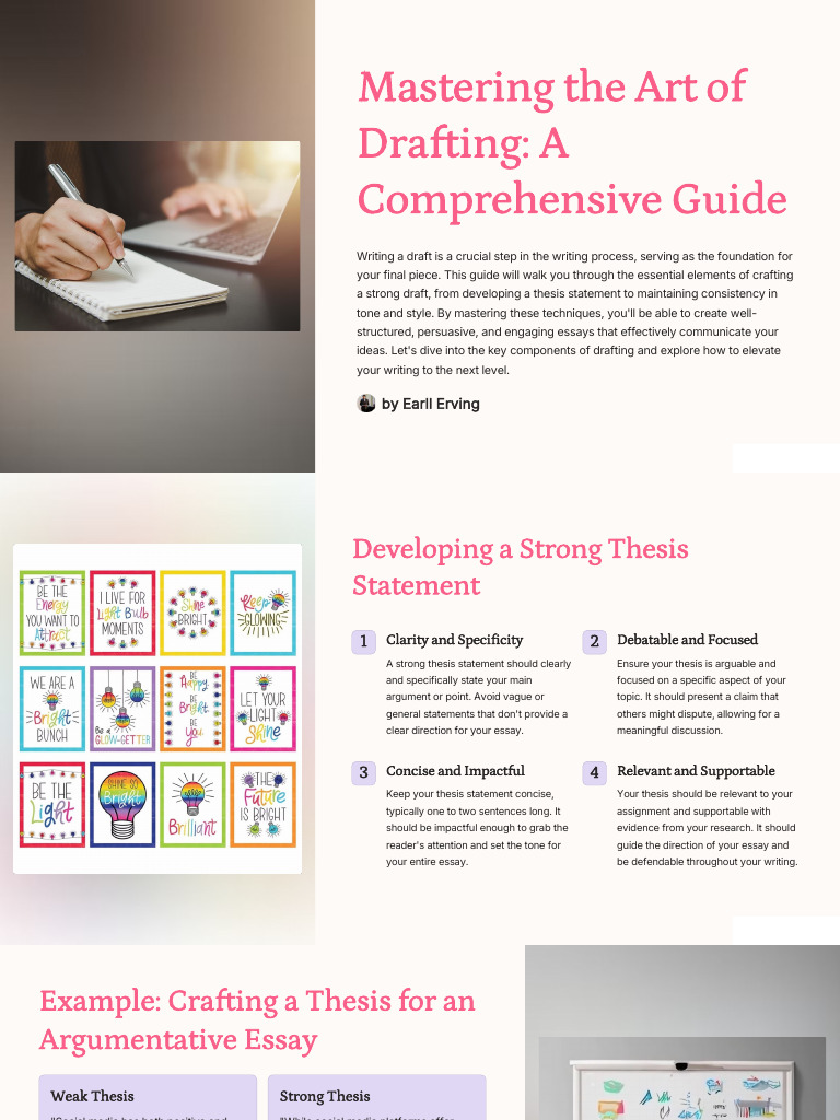 Mastering The Art of Drafting A Comprehensive Guide | PDF | Social Media | Essays