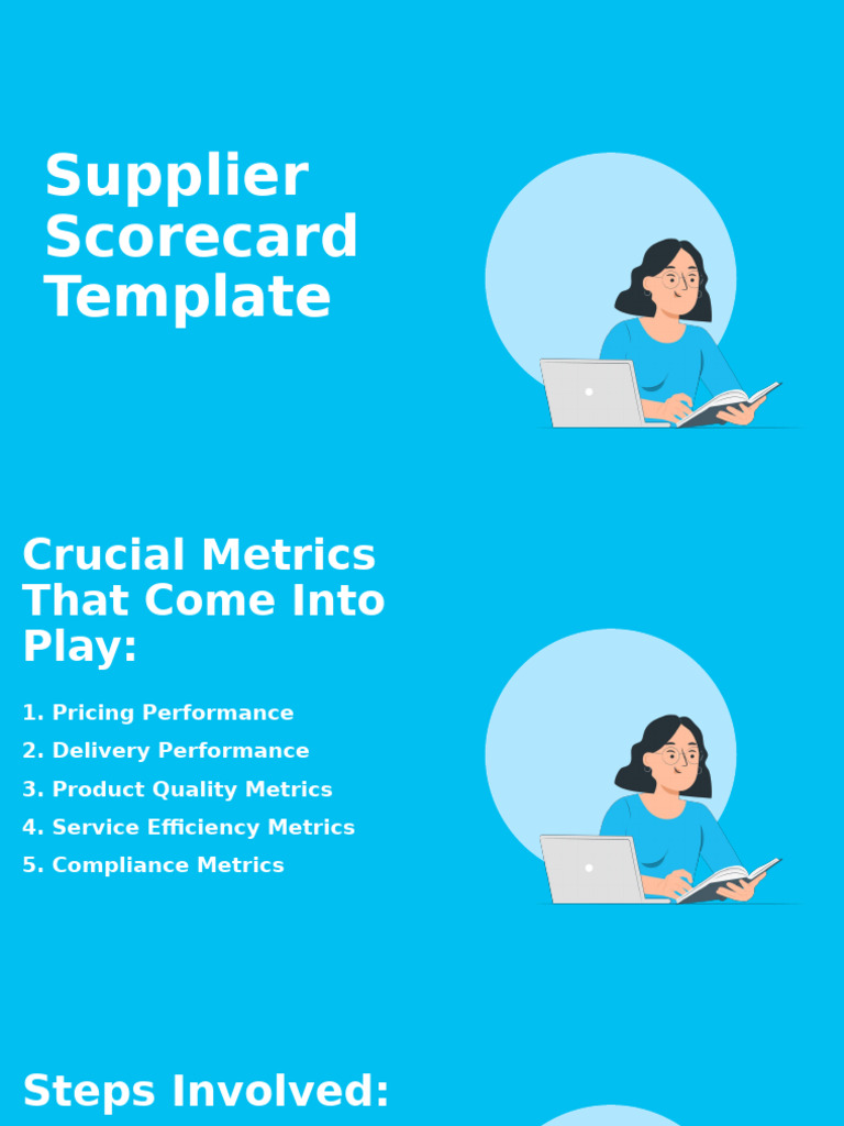 Supplier Relationship Scorecard Template Explanatory Slides | PDF ...