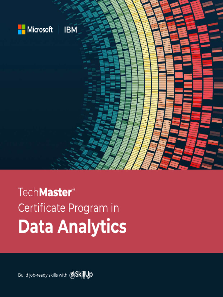 TechMaster_DA_Brochure_W | PDF | Analytics | Data Analysis