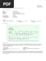 Voided Checks | PDF