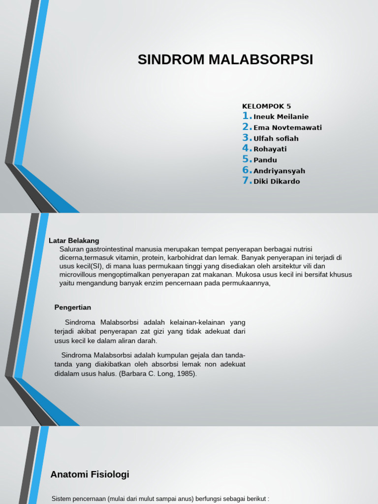 Syndrom Malabsorpsi | PDF